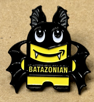 Batazonian Batman Super Hero Amazon Peccy Employee Pin | eBay