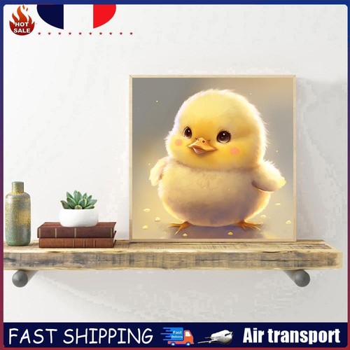 5D DIY Full Round Drill Diamond Painting Cartoon Duck Kit Home Decor ...