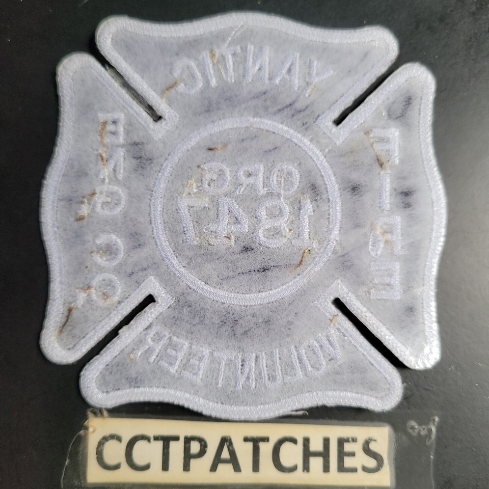 YANTIC, CONNECTICUT VOLUNTEER FIRE DEPARTMENT PATCH CT | eBay