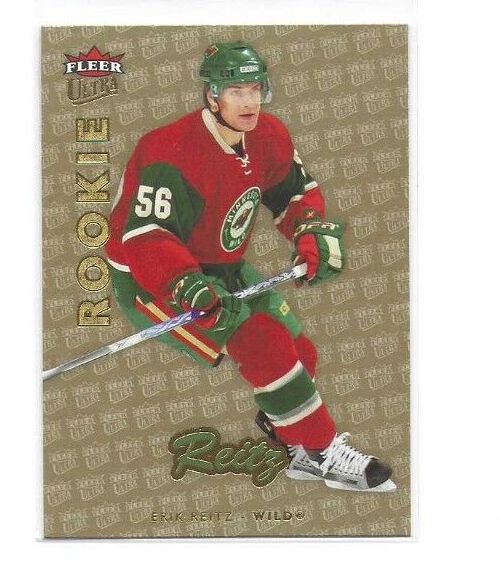 2006-07 Fleer Ultra Hockey Erik Reitz Gold Medallion Parallel card #209 ...