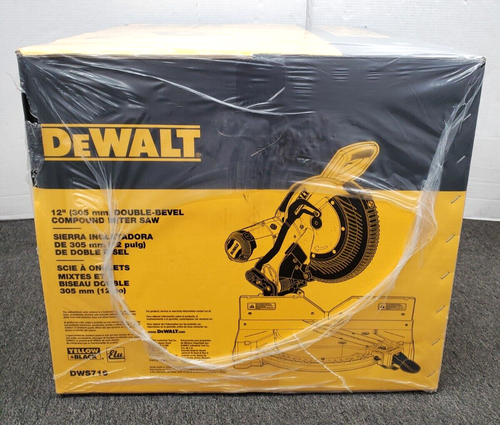 Dewalt DWS716 12" Double-Bevel Compound Miter Saw | eBay
