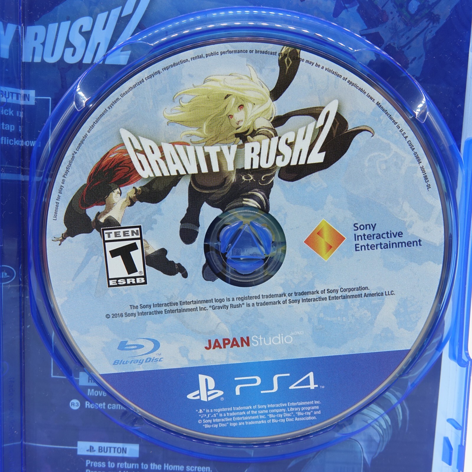 Gravity Rush 2 (Sony PlayStation 4, 2017) CIB w/ Insert Japan Studio ...