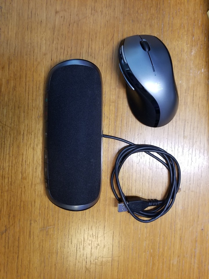 Logitech Easycall C-UAG50 Desktop Speaker Phone Voip Conference Call ...