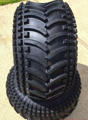 Two New 22x11.00-8 Deestone D930 Stryker ATV Wooly Booger Tires Heavy ...