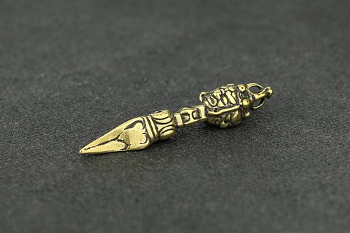 Solid Brass Diamond Pestle Figurine Small Statue Home Ornament ...