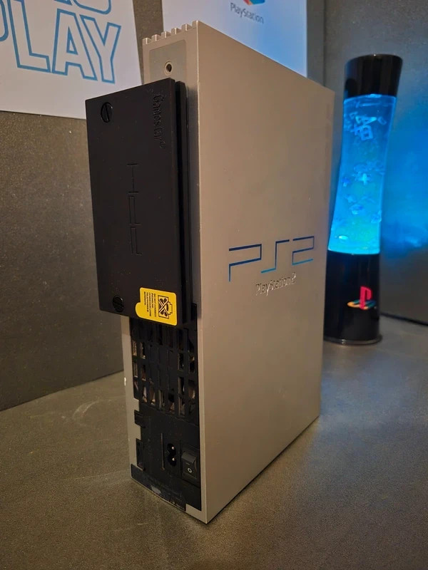 Sony PlayStation 2 PS2 Fat Silver Console | 500GB HDD Mod Kit | Tested ...