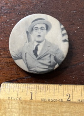 Harold Lloyd Vintage Pinback Button 1960s Film Star Comedian | eBay