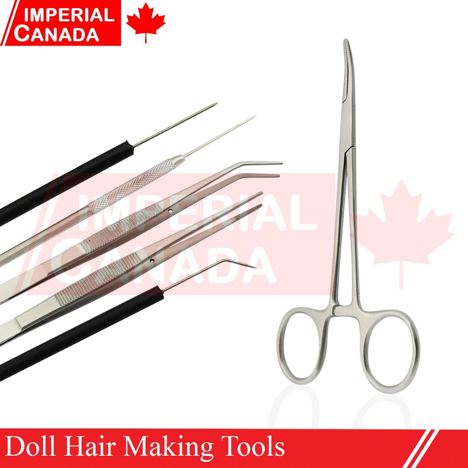 6 Pcs Doll Hair Rerooting Rehair Tool for Doll Hair Making DIY ...