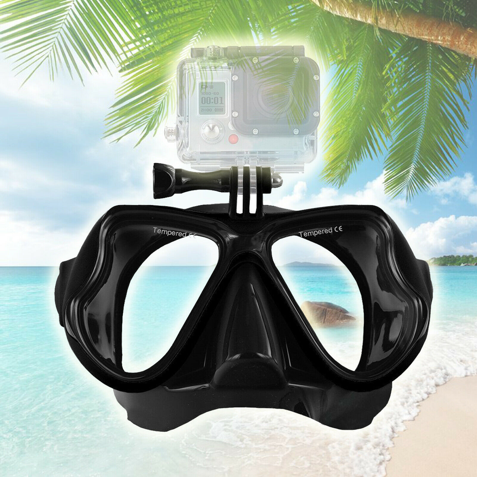 Underwater Mask Camera Diving Mask Swimming Goggles Snorkel Scuba For ...