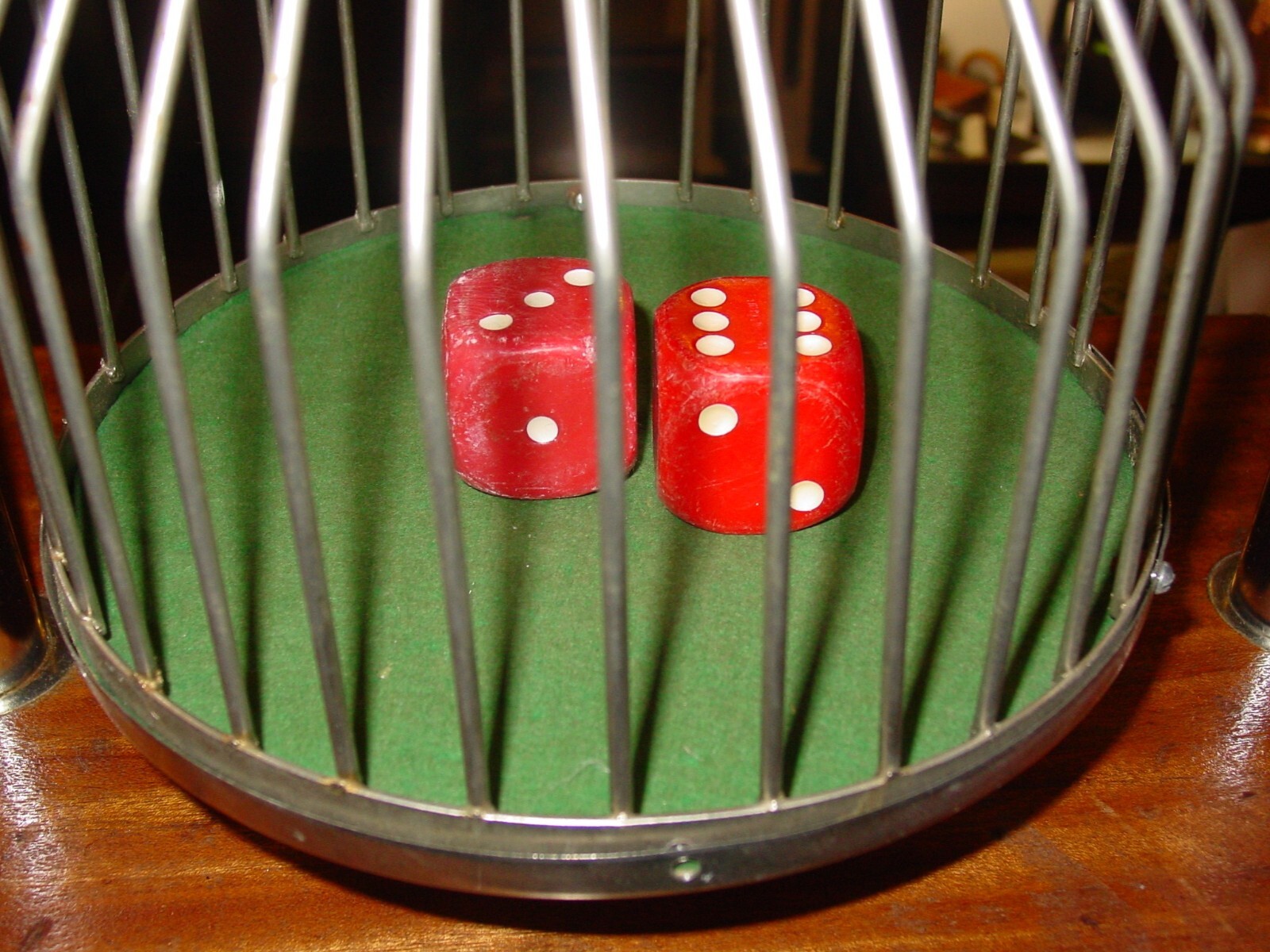Large size antique Chuck-a-Luck dice cage game-----15927 | eBay