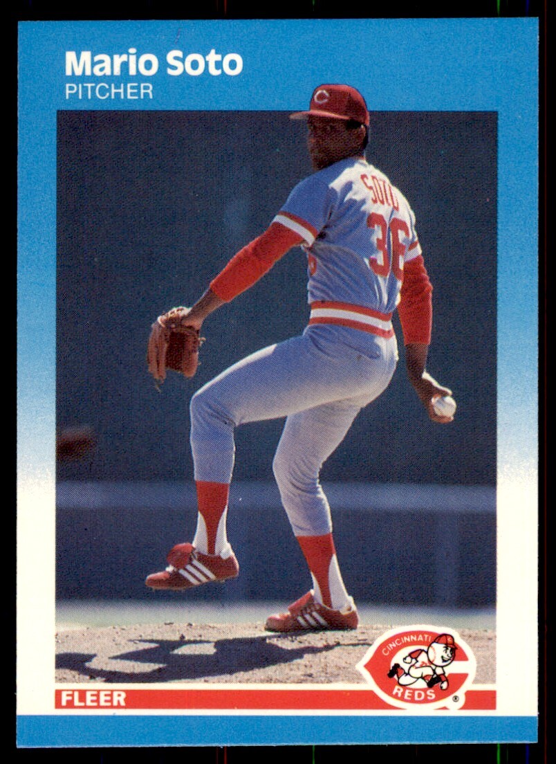 1987 Fleer Glossy Mario Soto . Cincinnati Reds #214 | eBay