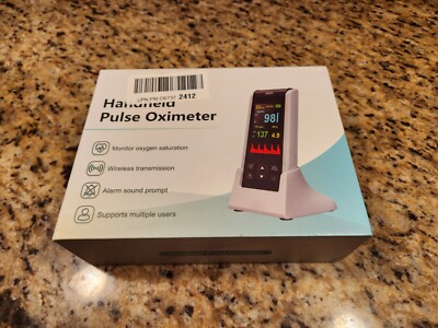 Pulse Oximeter Handheld Fingertip SpO2 PR Heart Rate Finger Blood ...