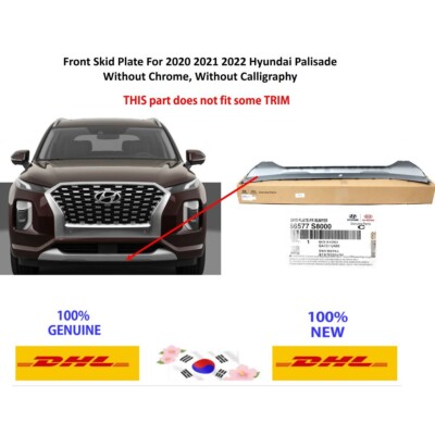🚀Free DHL 86577S8000 FRONT Skid Plate For Hyundai Palisade 2020-2021 ...