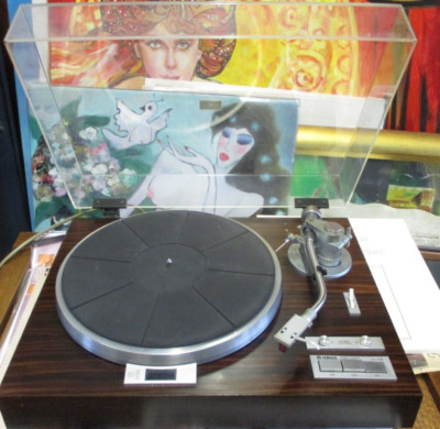 Vintage Plattenspieler Yamaha YP-D8 mit Audio Technica Signet MK 111E ...