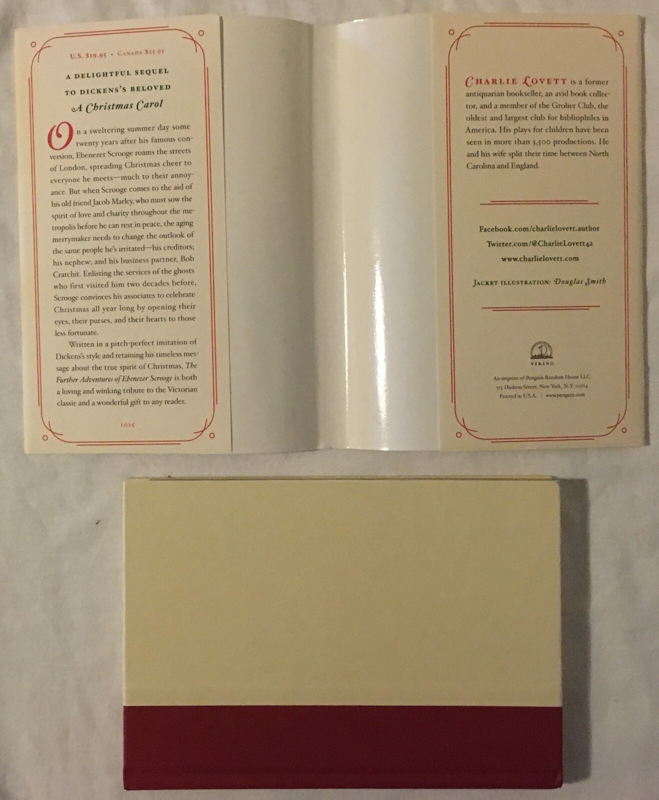 The Further Adventures of Ebenezer Scrooge By Charles Lovett - 2015 HC ...