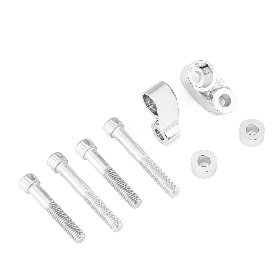 Chrome Front Turn Signal Mounts Relocation Kit Fit For Harley Sportster ...