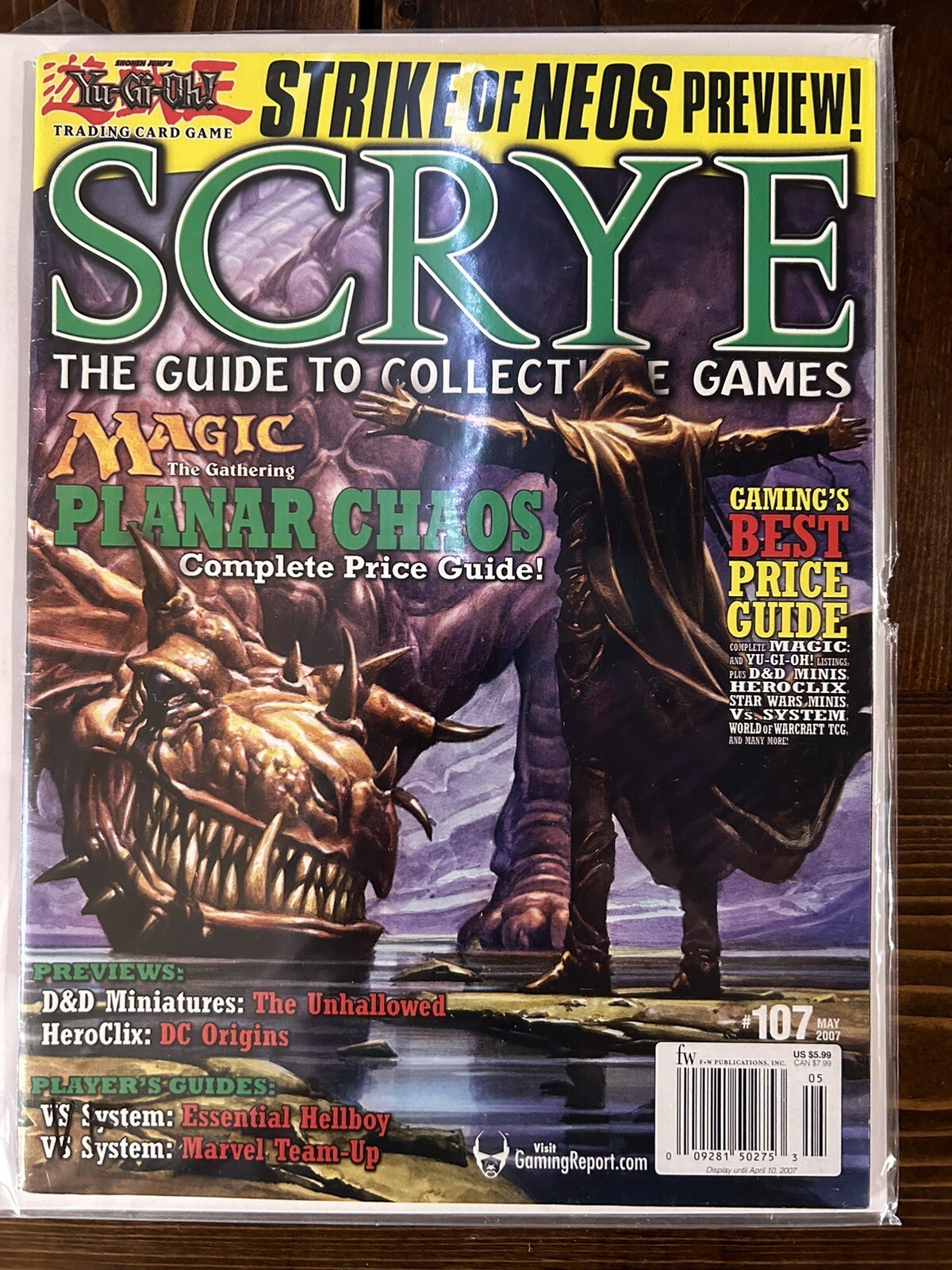 Scrye Magazine #107 May 2007 MTG YUGIOH HEROCLIX Like New | eBay