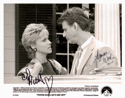 Lyman Ward & Cindy Pickett REAL SIGNED Ferris Bueller's Day Off Photo ...