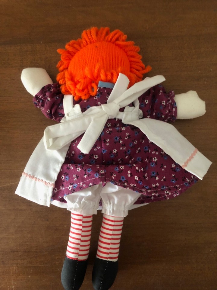 Handmade Raggedy Ann doll 12" tall | eBay