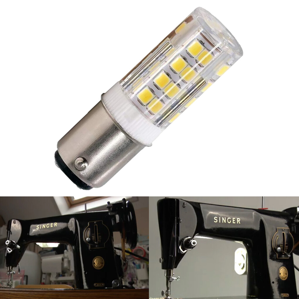 Push In LED Light Bulbs For Singer Touch & Sew 600 603 604 620 620 625 ...
