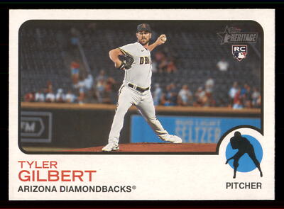 2022 Topps Heritage Tyler Gilbert #36 RC Arizona Diamondbacks | eBay