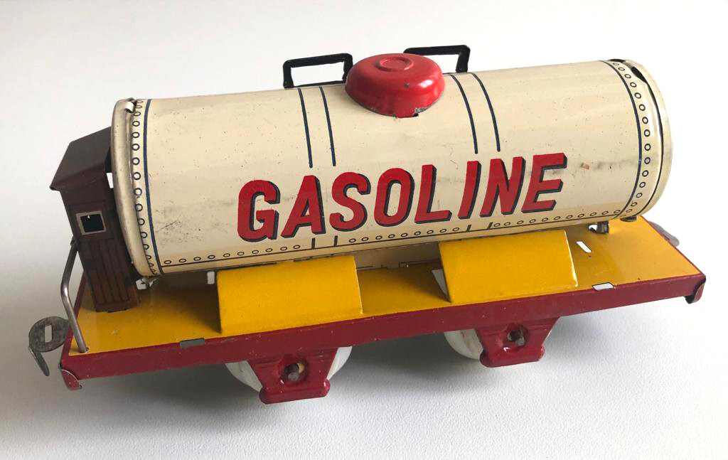 Gioco trenino in latta marca M. - Electric Train Set. Made in Japan ...