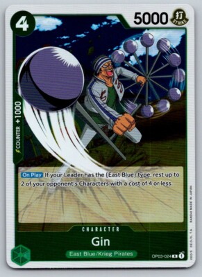 Gin OP03-024 One Piece FOIL Card | eBay