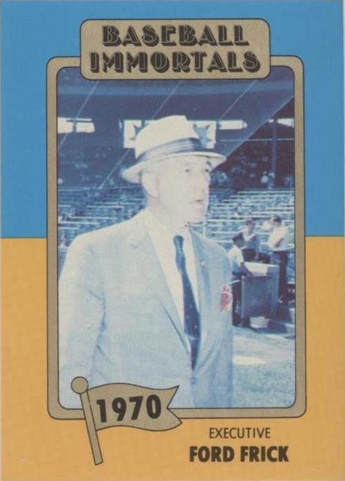 1980-87 SSPC Baseball Immortals - Ford Frick #117 for sale online | eBay