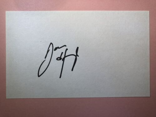 Brendon de Jonge Signed Auto in Person 2013 3 x 5 Index Card PGA Golf ...