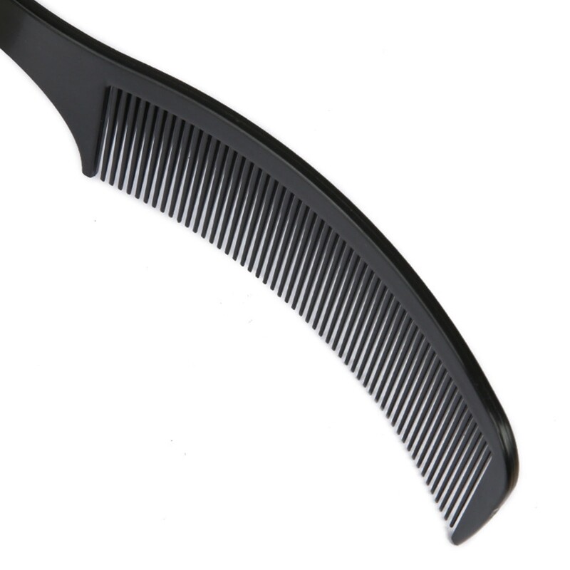 Curved Barber Comb Flat Top Combs Professional Barber Haircut | eBay