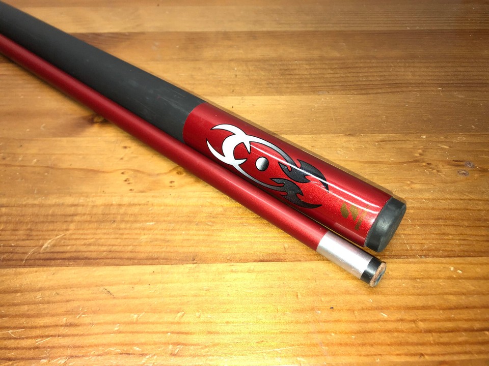 Sportcraft Fiberglass Graphite Pool Cue Two-Piece | eBay