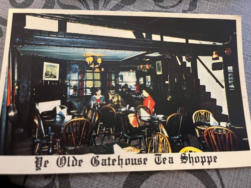 Ye old Gate House Tea Shoppe Nr Cathedral Rochester unused RP old pc ...