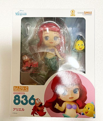 Nendoroid Disney Little Mermaid Ariel Figure #836 Good Smile Company | eBay