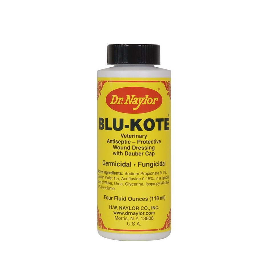 Blu-Kote Dauber (4 Oz.) - Fast Drying Antiseptic Wound Dressing ...