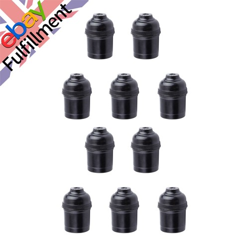 5/10Pcs E27 3/4A Light Bulb Lamp Holder Pendant Edison Screw Cap Socket ...