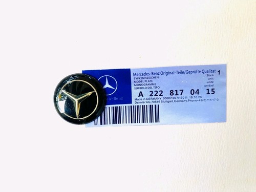 FOR MERCEDES BENZ STAR Key Shell BADGE EMBLEM 14mm Black | eBay