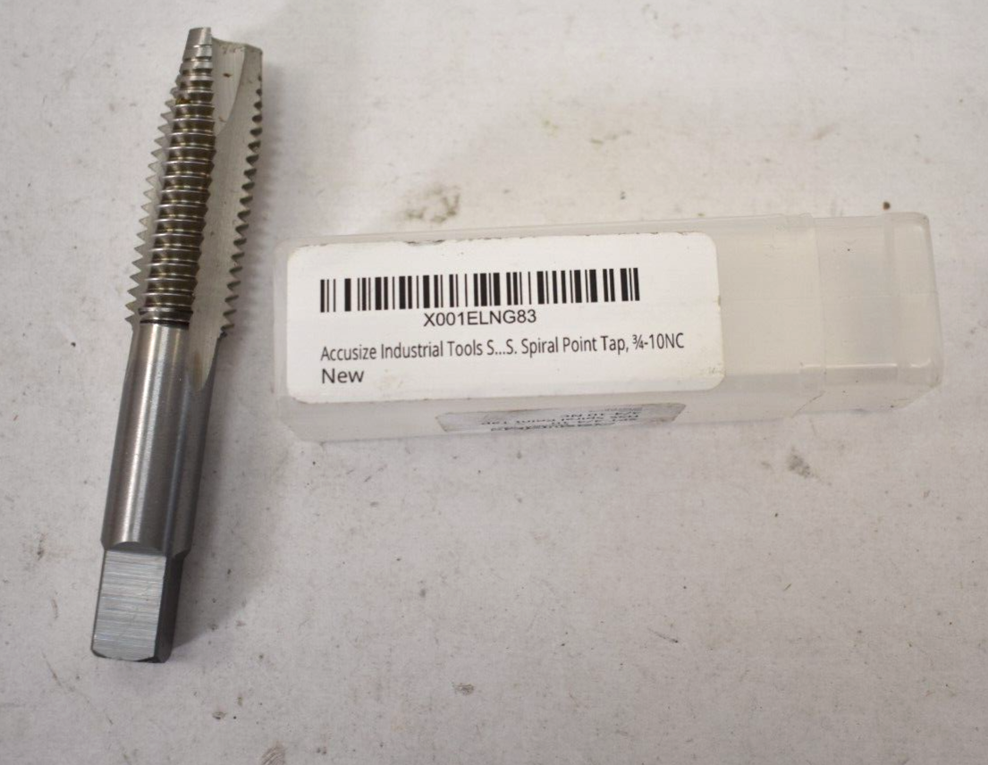 Accusize Industrial Tools SPT-3/4-10 High Speed Steel Spiral Point Tap ...