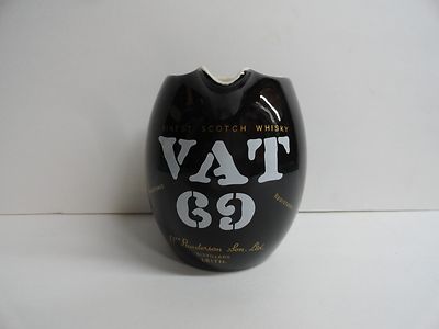 Vintage Pottery Vat 69 Scotch Whiskey Advertising Bar Water Pitcher | eBay