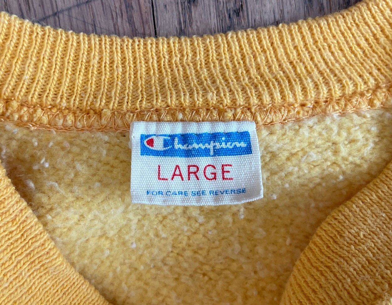 Vintage Camp Christopher Champion Blue Bar Sweatshirt - Gem