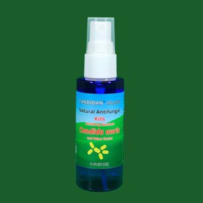 Candidan® Erase Spray 2 OZ for Candida auris Topic Antifungal Natural ...