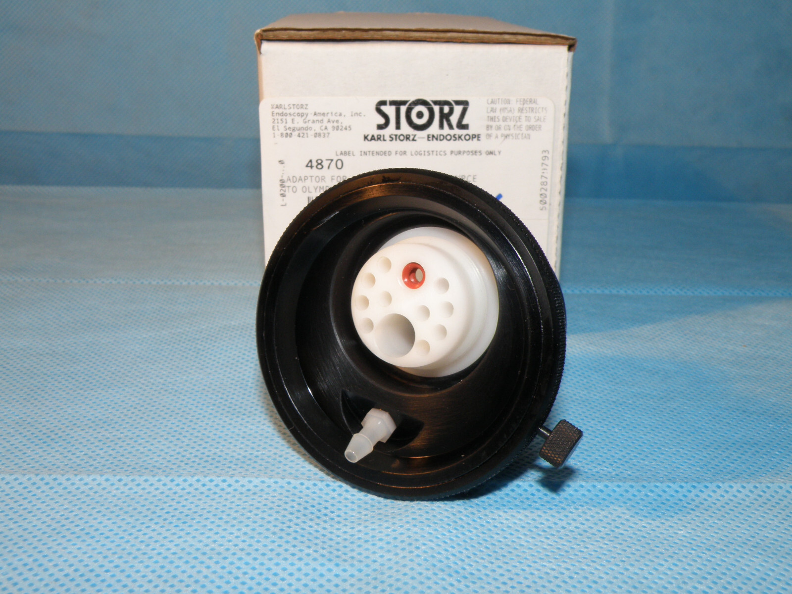 STORZ 487O Light Source adapter for Olympus fiber light cables, NEW | eBay