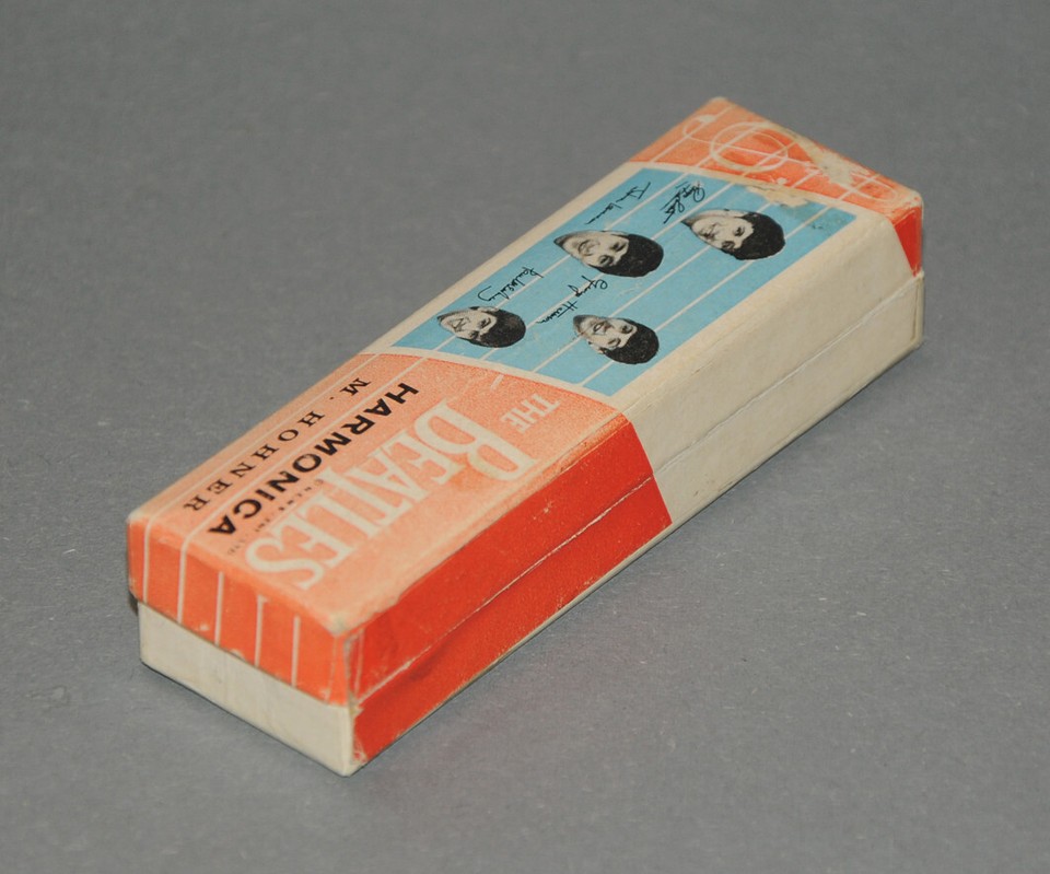 Beatles very rare vintage original ‘Harmonica’ Box, U.S.A. 1964, John Lennon | eBay