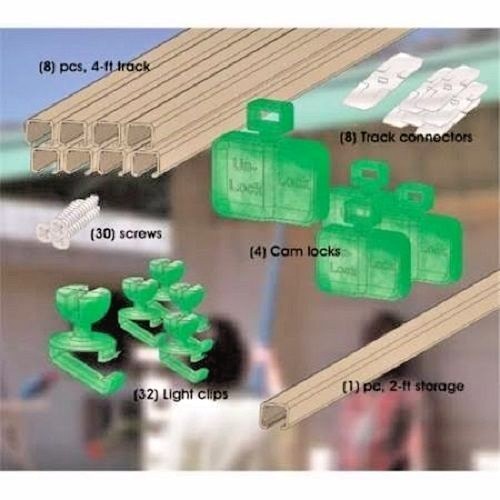 4 PACK ,UP-N-AWAY 04100 CHRISTMAS HOLIDAY LIGHT TRACK SYSTEM KITS-128 ...