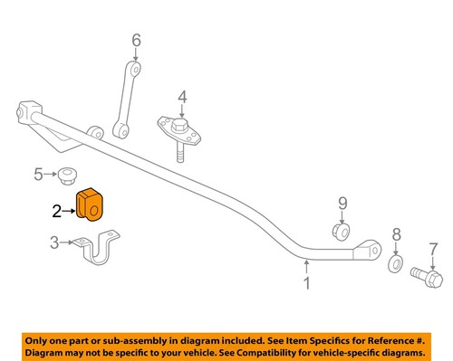 FORD OEM 2017 F-250 Super Duty Stabilizer Bar-Stabilizer Bar Bushing ...