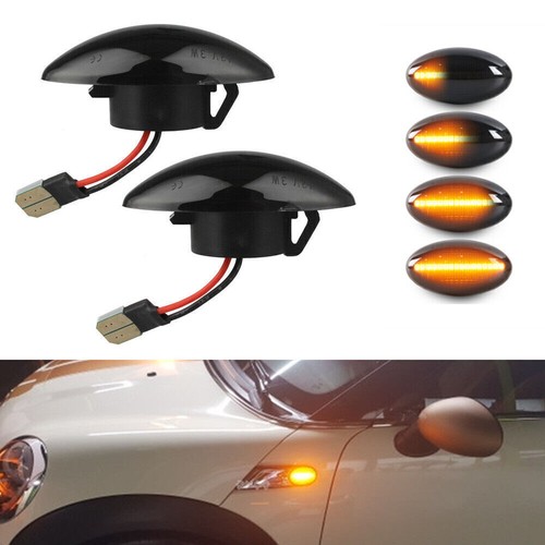 Car LED Side Marker Turn Signal Lights Indicator For BMW Mini Cooper ...