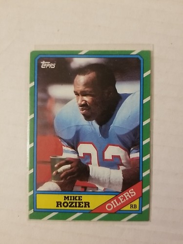 1986 Topps Football Card - #351 Mike Rozier (RC) - Houston Oilers - Ex ...
