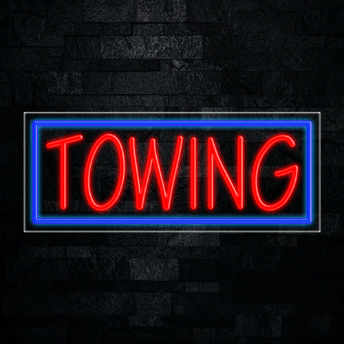 Towing LED Neon Sign 30"L x 12"H #31493 | eBay