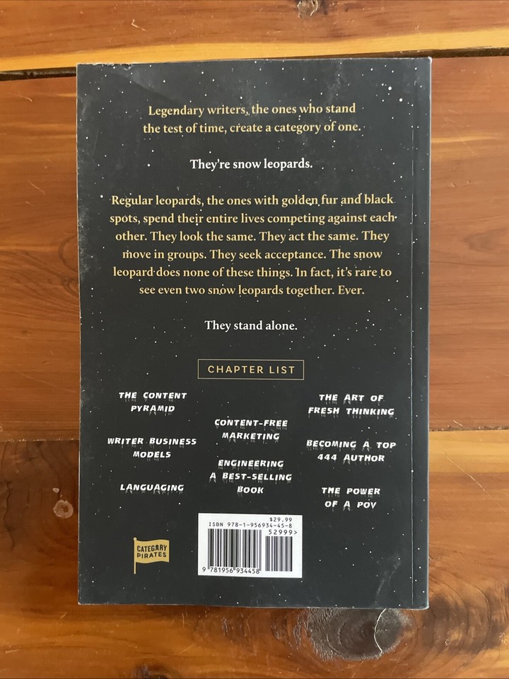 Snow Leopard: How Legendary Writers Create a Category of One by ...