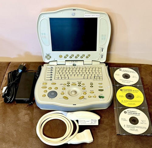 GE LOGIQ BOOK XP ULTRASOUND PORTABLE SYSTEM w/ 8L-RS PROBE; MOST ...