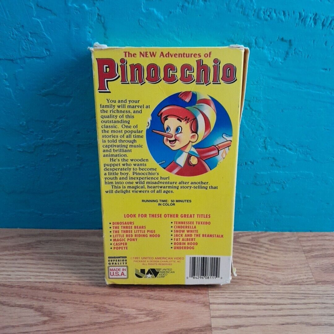The All New Adventures of Pinocchio (VHS) 84296081110| eBay The All New Adventures of Pinocchio (VHS) 84296081110| eBay